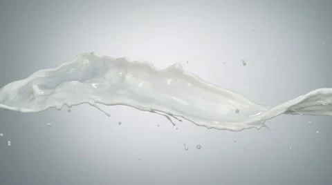 Milk splash, Slow Motion | Stock Video | Pond5