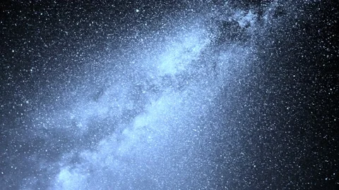 milky way animation. night star full of ... | Stock Video | Pond5