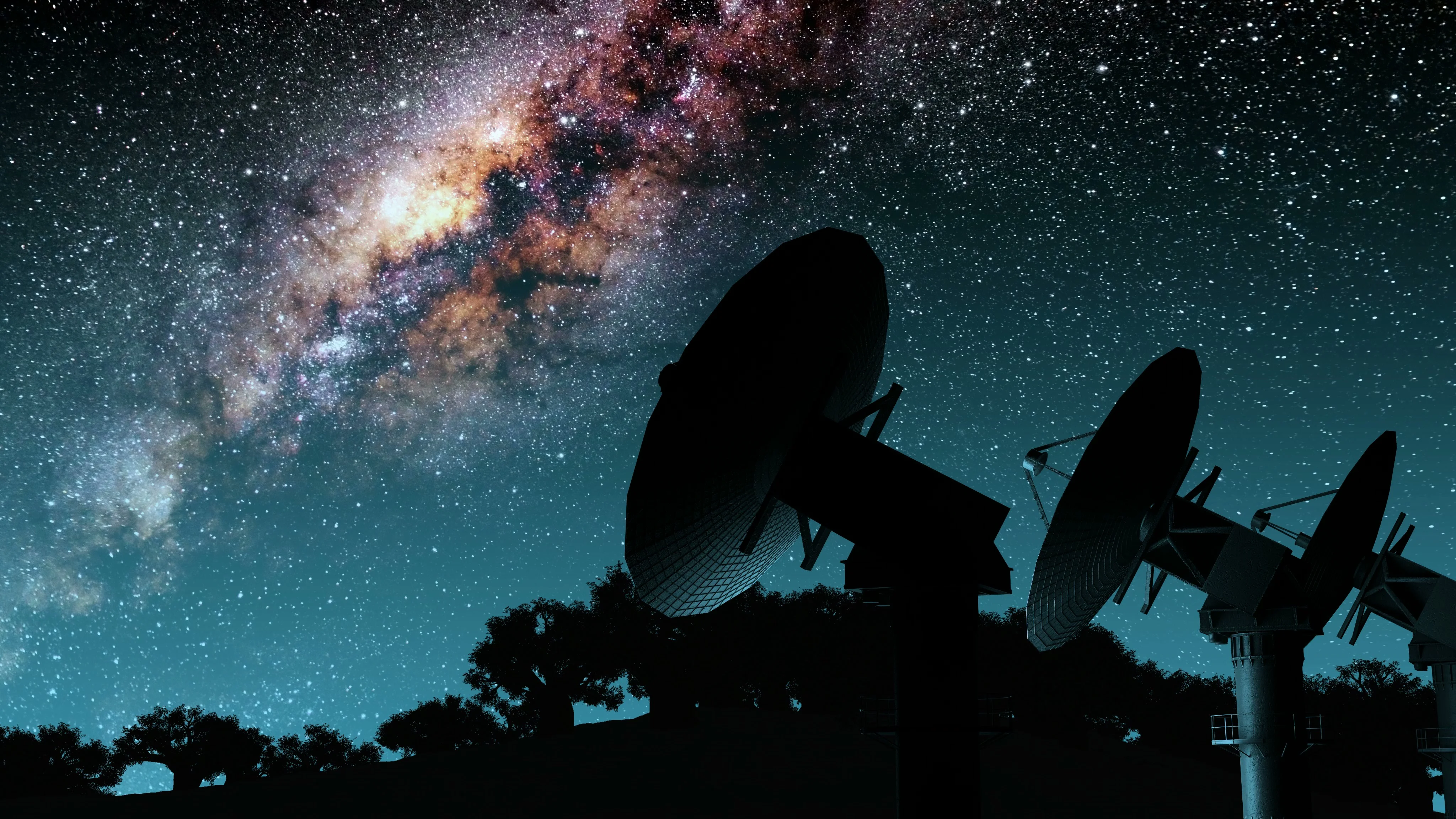 Milky Way Galaxy Time Lapse