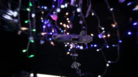 Millennium Falcon jumps to hyper space w... | Stock Video | Pond5