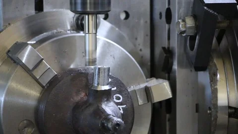 Milling machine handles detail | Stock Video | Pond5