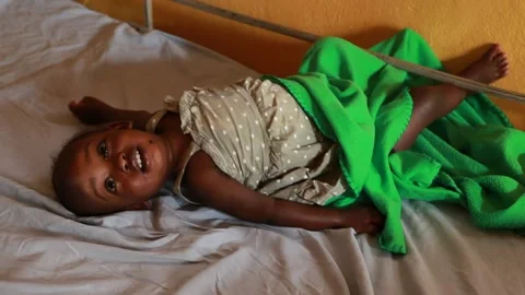 Mingi children rescued in omo child foun... | Stock Video | Pond5