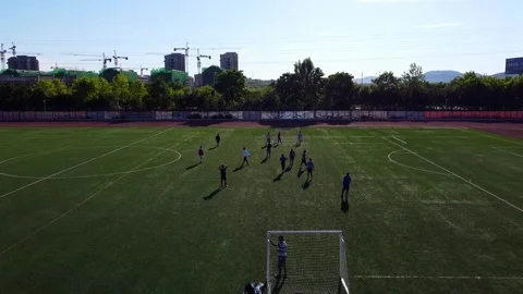 Mini stadium with international students... | Stock Video | Pond5