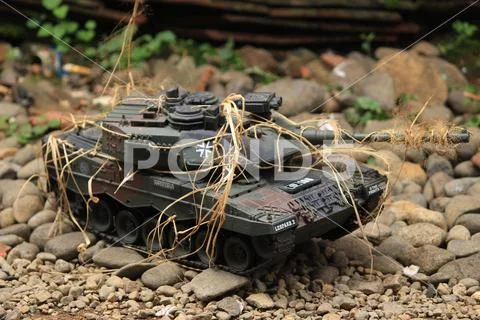 Miniature main battle tank for your collection and let's play. Stock ...