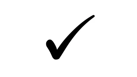 Minimal Check Mark Animation Smooth Moti... | Stock Video | Pond5