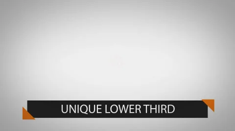 Minimal Modern Lower Third ~ After Effects #40869582