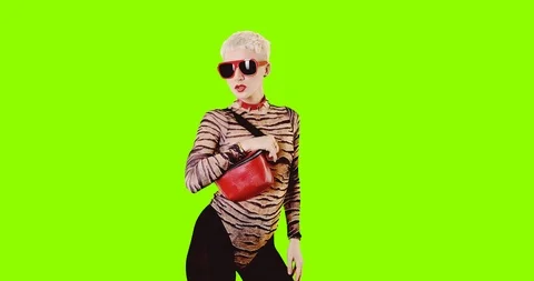 Minimal motion gif design. Fashion model... | Stock Video | Pond5