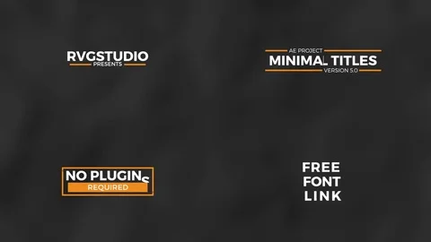Minimal Titles and Lower Thirds 5 ~ After Effects #84668909