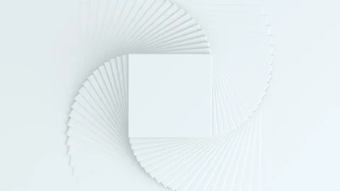 Minimal white square motion design backg... | Stock Video | Pond5