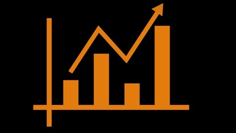 Minimalist Bar Chart with Upward Trend A... | Stock Video | Pond5