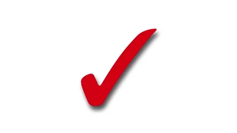Minimalist Check Mark Animation, Animate... | Stock Video | Pond5