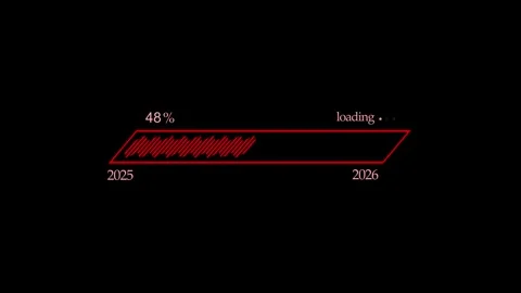 Minimalist Loading Bar Animated, 2025 to... | Stock Video | Pond5
