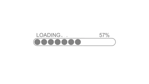 Minimalist Loading Screen with Progress ... | Stock Video | Pond5