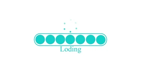 Minimalist Loading Screen with Typo Anim... | Stock Video | Pond5