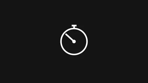 Minimalist stopwatch 4k animation seamle... | Stock Video | Pond5
