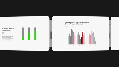 Minimalistic Bar Charts ~ After Effects Project #260463284