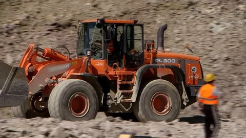 Mining a cement marl quarry to produce c... | Stock Video | Pond5