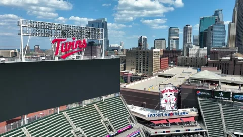 Minnesota Twins MLB Stadium, Target Fiel... | Stock Video | Pond5