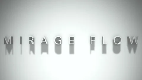Mirage Flow 3D title animation with shad... | Stock Video | Pond5