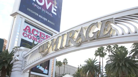 Las Vegas Mirage Hotel Stock Video Footage | Royalty Free Las Vegas ...