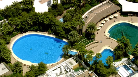 The Mirage Las Vegas Pools | Stock Video | Pond5