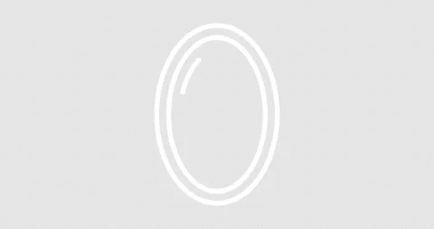 mirror animated outline icon with alpha ... | Stock Video | Pond5