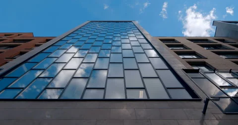 Mirror reflection in the glass surface o... | Stock Video | Pond5