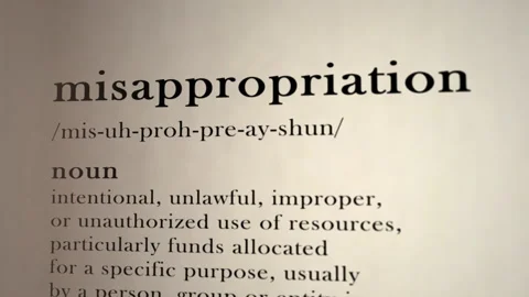 Misappropriation Stock Footage ~ Royalty Free Stock Videos | Pond5