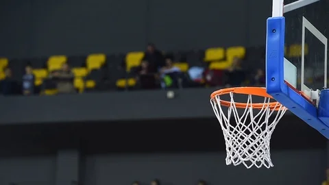 Miss shot through the hoop during a bask... | Stock Video | Pond5