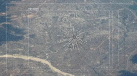 missile bomb hitting target on ground | Stock Video | Pond5