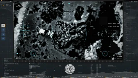 Missile Weapon Military Interface Scan D... | Stock Video | Pond5