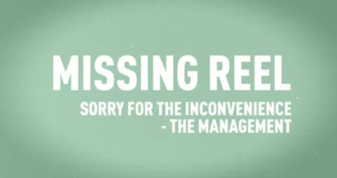 missing reel Fake intertitle, cinema sty... | Stock Video | Pond5