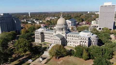 The Mississippi State Capitol Building i... | Stock Video | Pond5