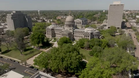 Mississippi State Capitol building in Ja... | Stock Video | Pond5
