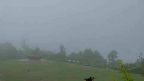 Mist and mountains, Khun Sathan National... | Stock Video | Pond5