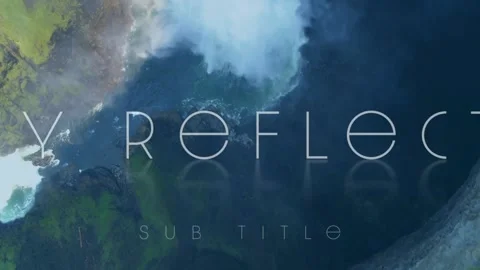 Misty Reflection Title ~ After Effects Project #231969017