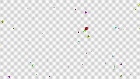 Mix Multi Color Confetti Blast Explosion... | Stock Video | Pond5