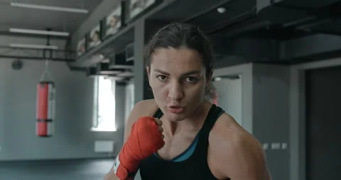 Female Boxing Camera Stock Video Footage | Royalty Free Female Boxing ...