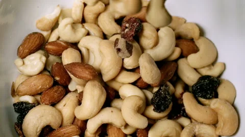 Nuts Falling Stock Footage ~ Royalty Free Stock Videos | Pond5