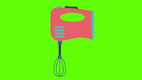 Mixer on a green screen background | Stock Video | Pond5