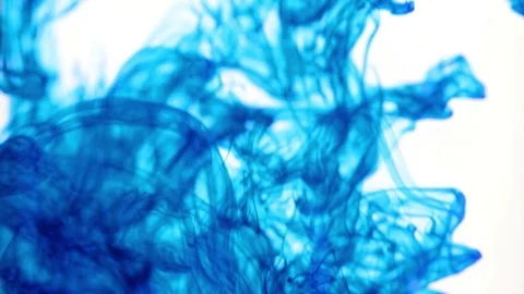 mixing ink with clean water | Stock Video | Pond5