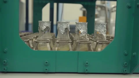 mixing a sample of chemical solution in ... | Stock Video | Pond5