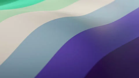 MLM pride flag waving close up shot or a... | Stock Video | Pond5