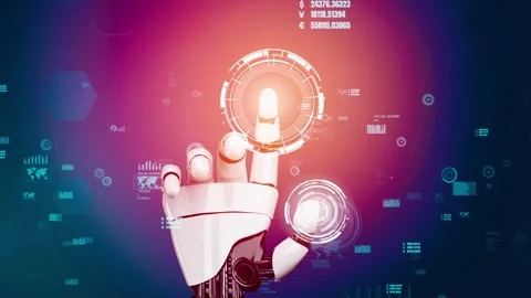 MLP Futuristic robot artificial intellig... | Stock Video | Pond5