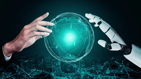 MLP Futuristic robot artificial intellig... | Stock Video | Pond5