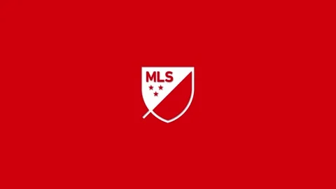 MLS USA Soccer Logo Cut Out Red | Stock Video | Pond5