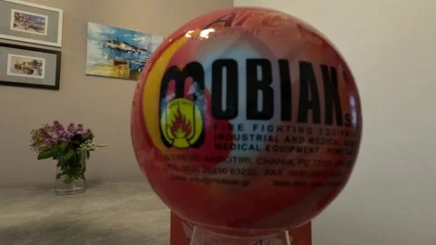 Mobiak Fireball: The Automatic Fire Exti... | Stock Video | Pond5