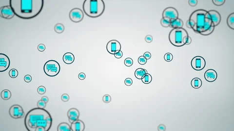 Mobile chatting background. Text message... | Stock Video | Pond5
