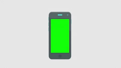 mobile phone green screen loop Animation... | Stock Video | Pond5