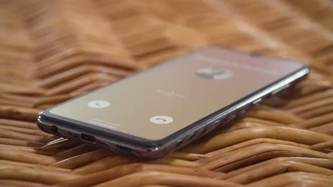 Cell Phone Ringing Table Stock Footage ~ Royalty Free Stock Videos | Pond5